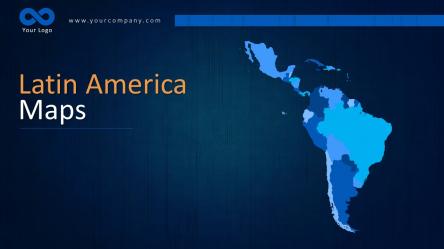 LATIN AMERICA Maps PowerPoint Template | Slide in a Box